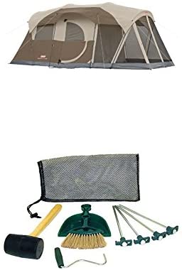Coleman WeatherMaster 6-Person Screened Tent with Coleman Tent Kit ...